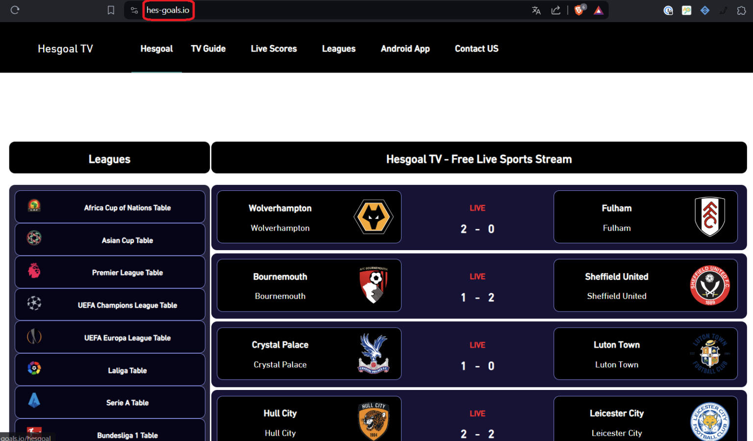 Hesgoal : découvrez la nouvelle adresse du site en 2024 😎